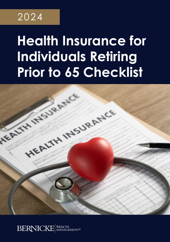 Health Insurance for Individuals Retiring Prior to 65 Checklist