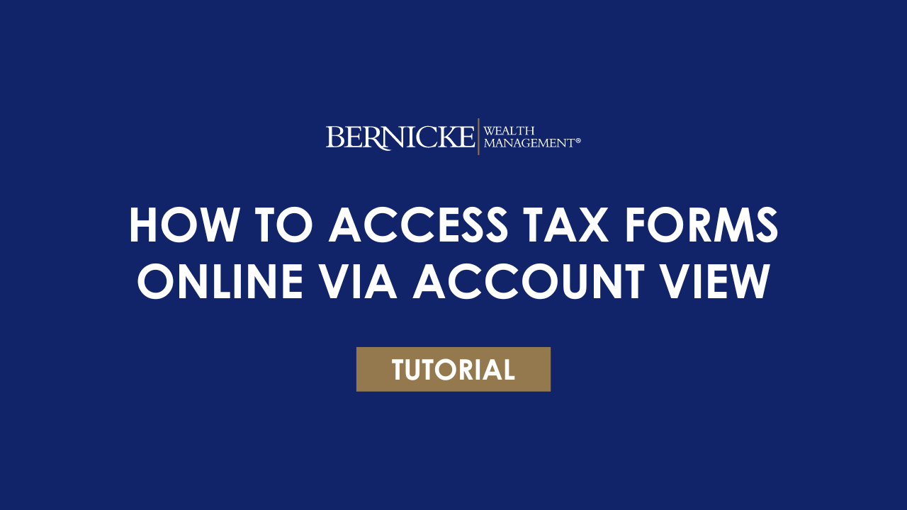 How To Access Tax Forms Online Via Account View